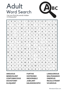 Adult Word Search 15 Free Printable PDF File - WordsearchZen.com